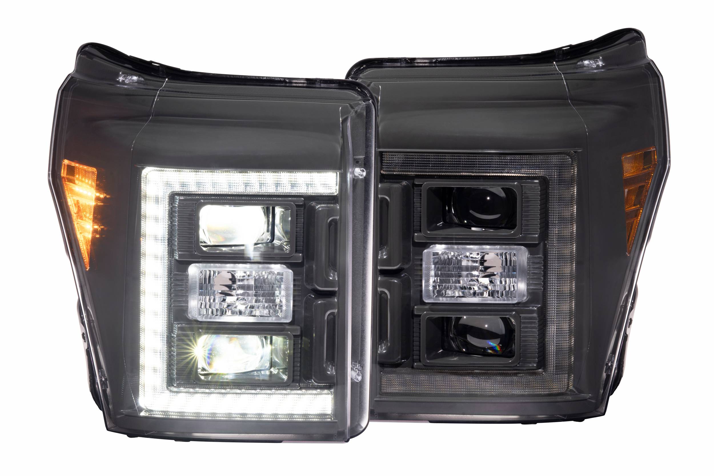 XB Hybrid LED Headlights: Ford Super Duty (11-16) (Pair / ASM) | The ...